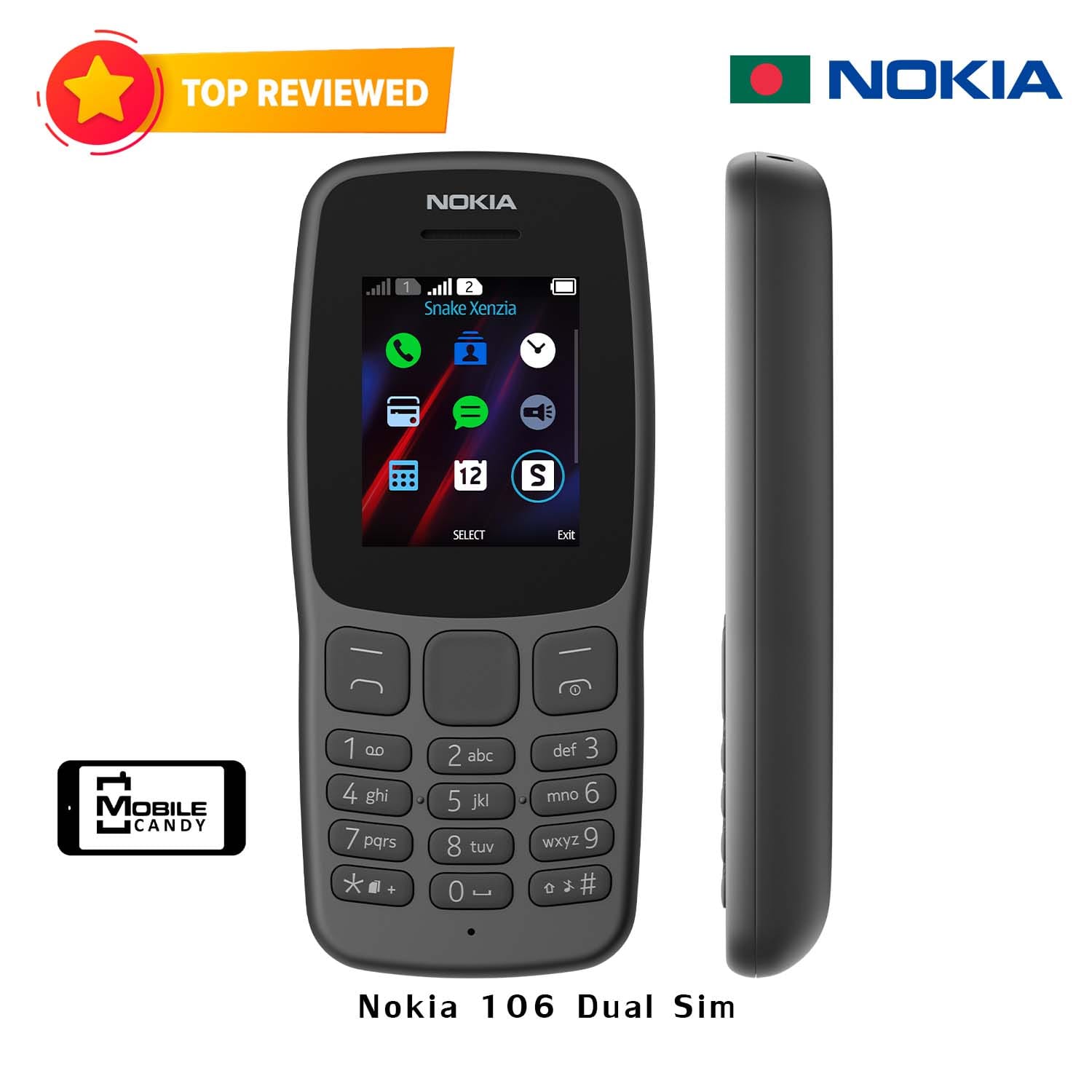 Nokia 106 Dual Sim Feature Phone – পাইকারী মোবাইল সেল বাজার